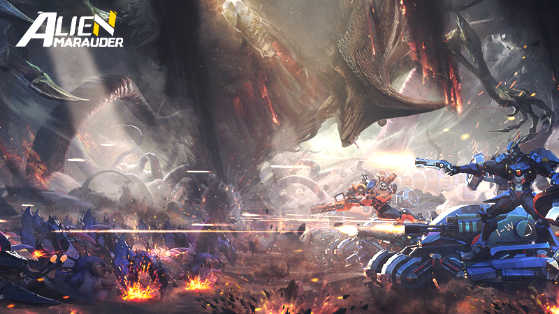 Alien Marauder - A Quick Survey of Map Scene - Steam News