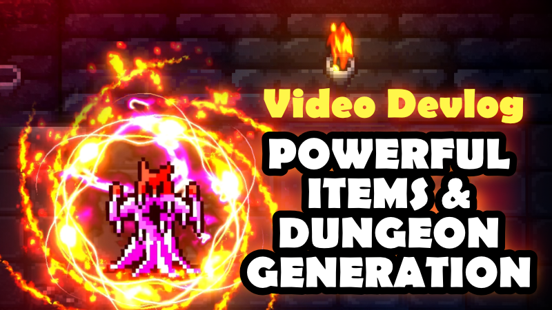 Furcifer's Fungeon - New Devlog: Dungeon Generation & Items - Steam News