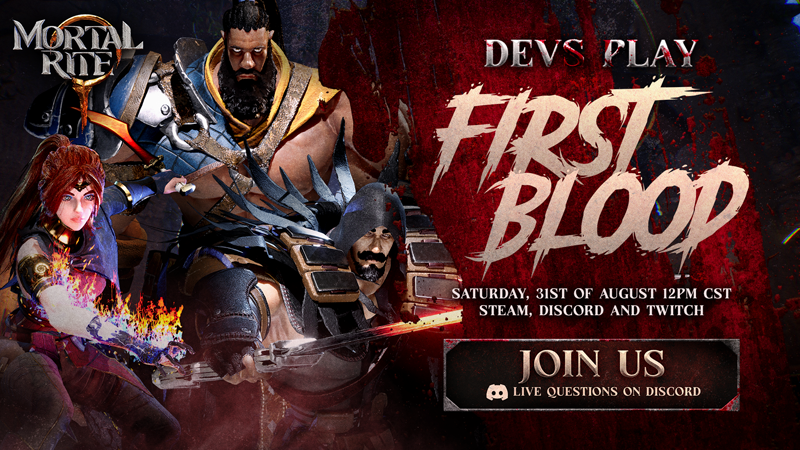 Mortal Rite - Watch the Devs Play: First Blood - Steam News