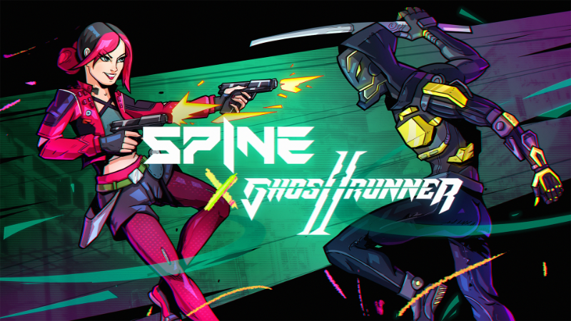 SPINE - This is Gun Fu - SPINE x Ghostrunner 2 DIscord Art Event is ...