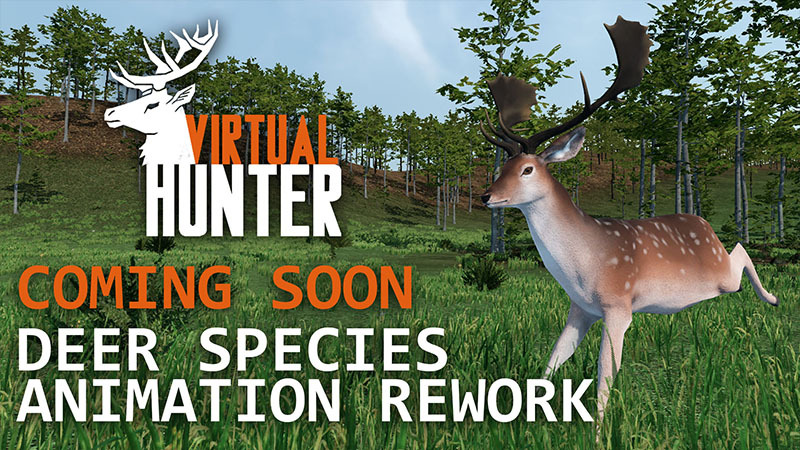 Virtual Hunter - Deer Species Animation Rework - Coming Soon - Steam News