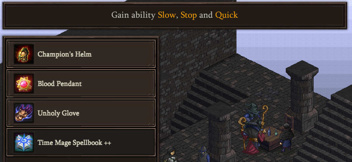 Time Mage Spellbook grants three new Abilities