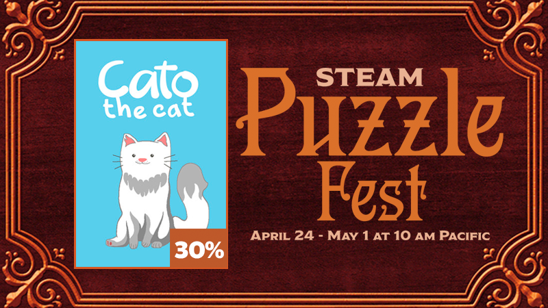 Cato, the cat - Cato, the cat - Steam Puzzle Fest - Steam News