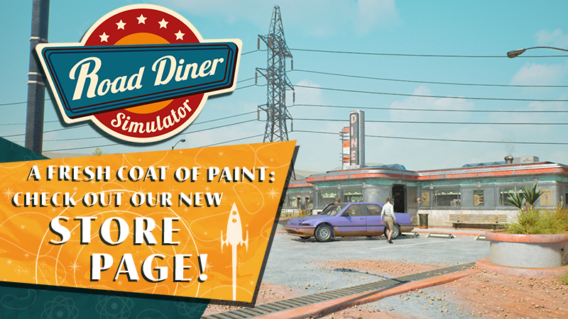 Road Diner Simulator - A Fresh Coat of Paint: Check out our new Store ...