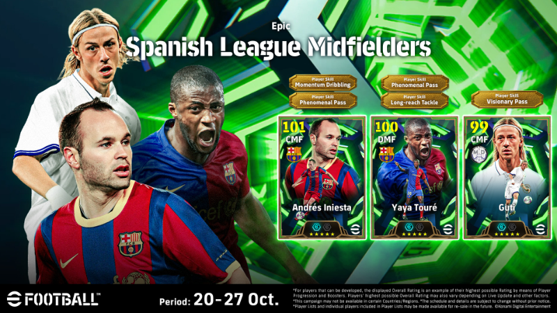 eFootball™ - Epic: Spanish League Midfielders - Steam News