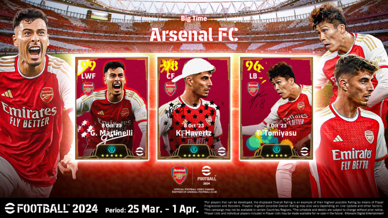eFootball™ - Big Time: Arsenal FC - Steam News