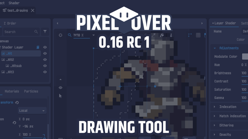 PixelOver - PixelOver 0.16 RC 1 - Drawing tool - Steam News