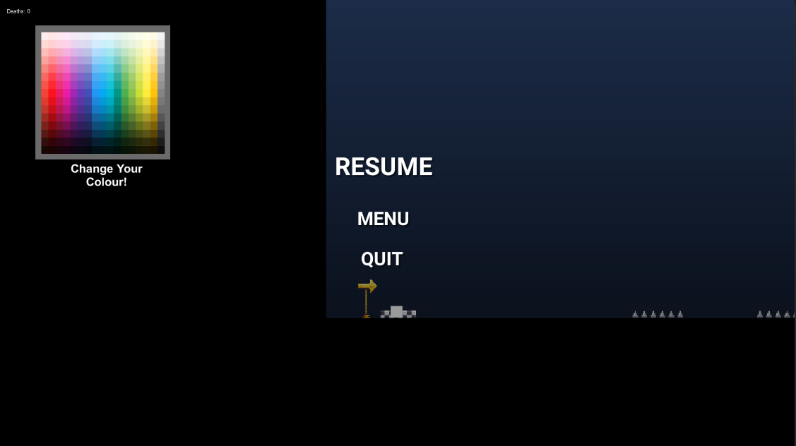 now choose your colour from the in game pause menu using the ...