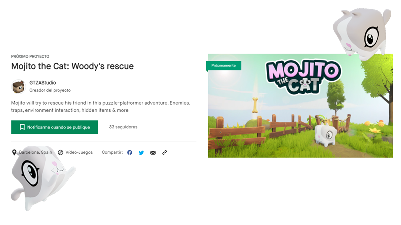 Steam :: MOJITO Woody's Rescue :: FOLLOW MOJITO KICKSTARTER!