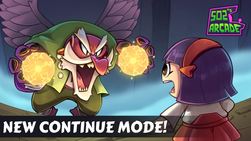 502's Arcade - Continue Mode Update OUT NOW! - Steam News