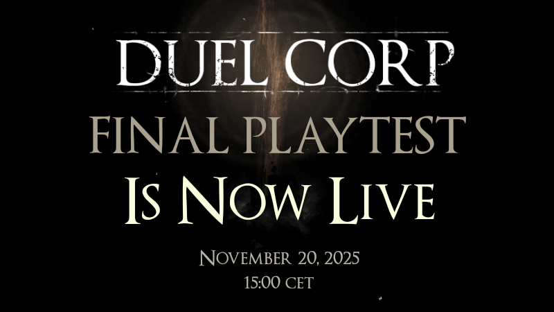 Duel Corp. - Final Playtest is live - Steam News