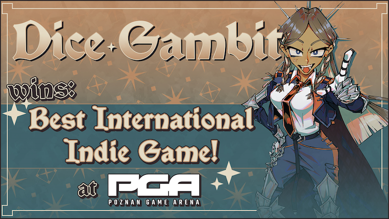 Dice Gambit - We won Best International Indie Game at Poznan! - Steam News