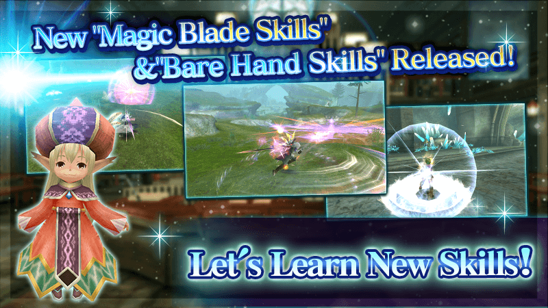 Toram Online - New "Magic Blade Skills", "Bare Hand Skills" & Skill ...