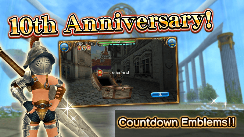 Toram Online - 10th Anniversary Countdown Emblems with an Array of Gorgeous Items are Coming ...