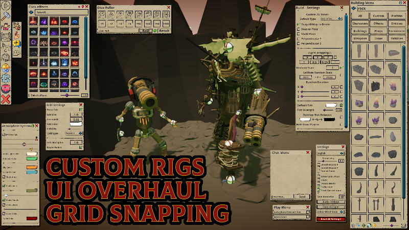 The RPG Engine - Patch 19 - Grid Snapping and Ui Overhaul! - Steam News