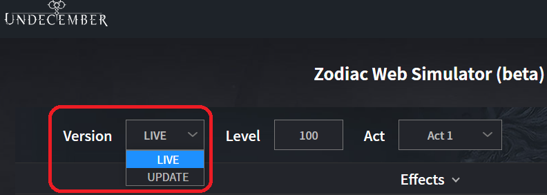 Season Mode Zodiac Web Simulator Preview and Other Changes · Undecember ...
