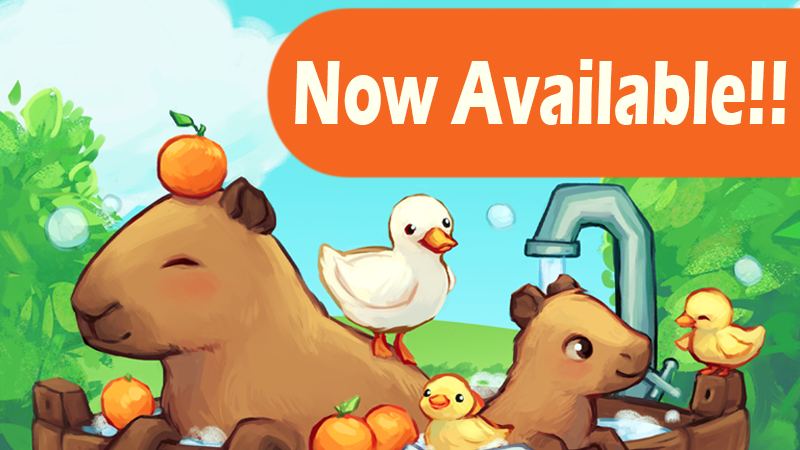 Capybara Spa - Capybara Spa is now available!! 🐹🌿 - Steam News