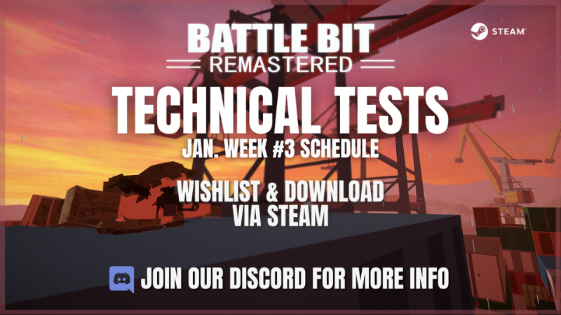 BattleBit Remastered Playtest - Technical Tests (January Week #3 ...