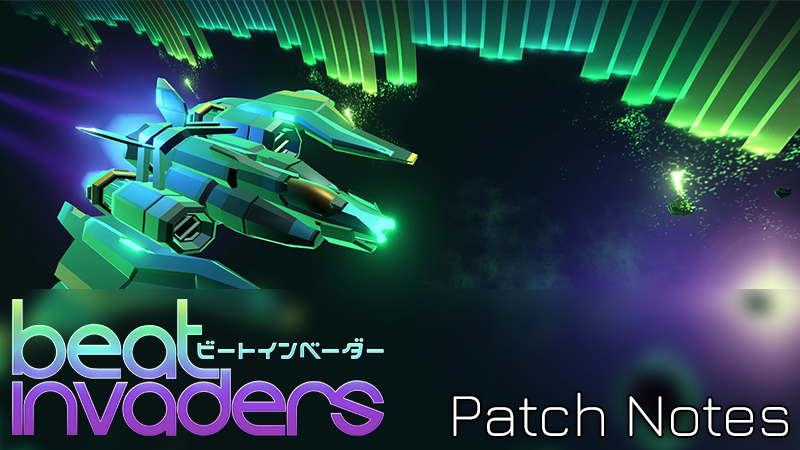 Beat Invaders - Patch 1.03 - Patch notes - Steam News