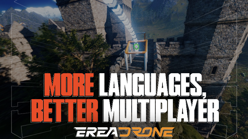 EreaDrone : FPV Drone Simulator - More Languages, Better Multiplayer - Steam News