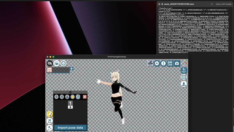 VRM Posing Desktop - [Version3.0.2] IK-based pose editing / import ...