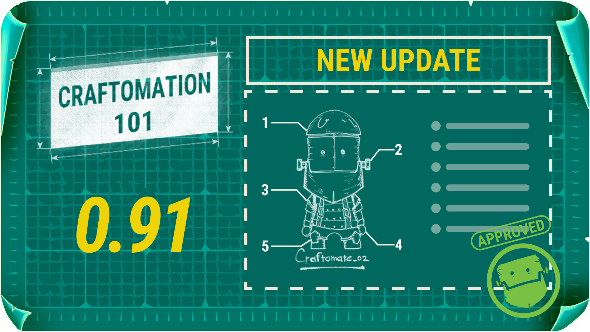 New Update! - v0.91 · Craftomation 101 update for 19 August 2025 · SteamDB