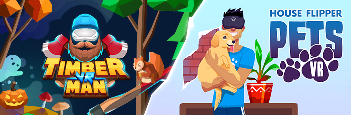In Timberman VR, channel your inner lumberjack as you navigate a forest ...