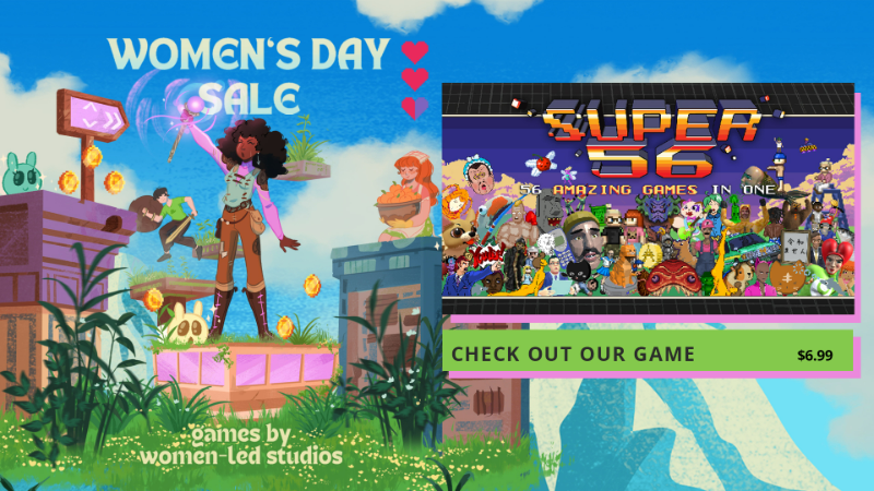 SUPER 56 - Celebrating Women in Gaming with Super 56 at the Steam Women ...