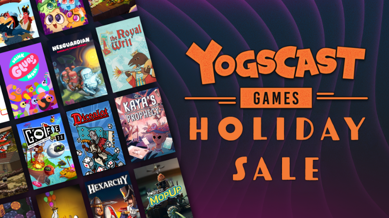 Check out the Yogscast Games holiday sale! featuring huge discounts