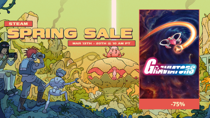 Steam :: GRAVIATORS :: Steam Spring Sale - 75% off!