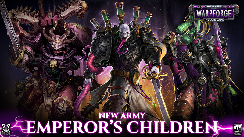 Warhammer 40,000: Warpforge - The Emperor's Children join Warhammer ...