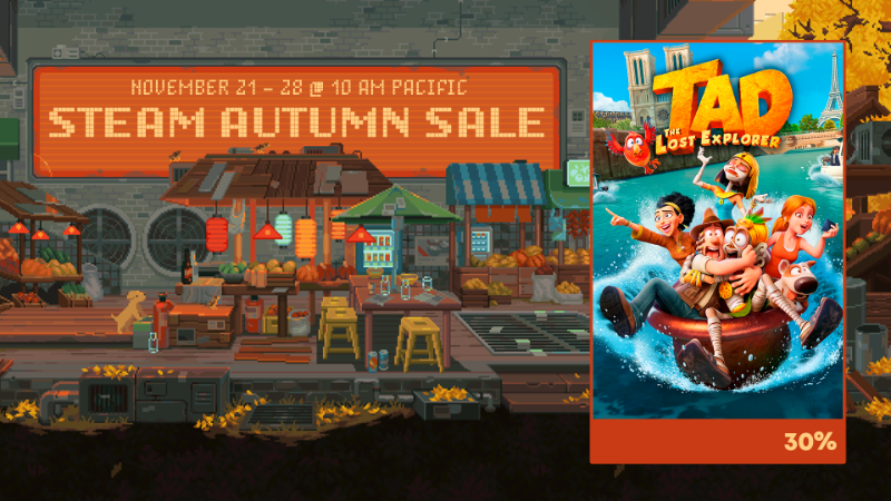 Tad the Lost Explorer - Tadeo Jones on sale! Save 30% on Steam's Autumn ...