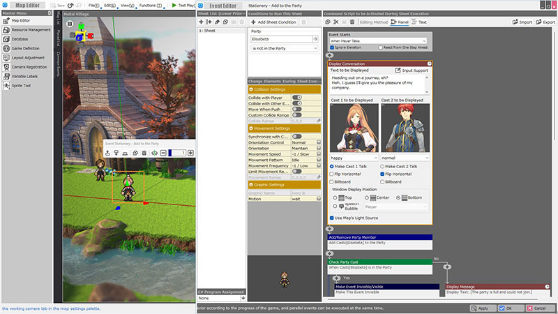 Steam :: RPG Developer Bakin :: List of "Command Scripts" and "Variables"