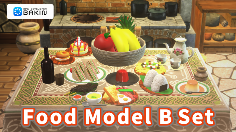 Steam :: RPG Developer Bakin :: New Free DLC "Food Model B Set" in the ...
