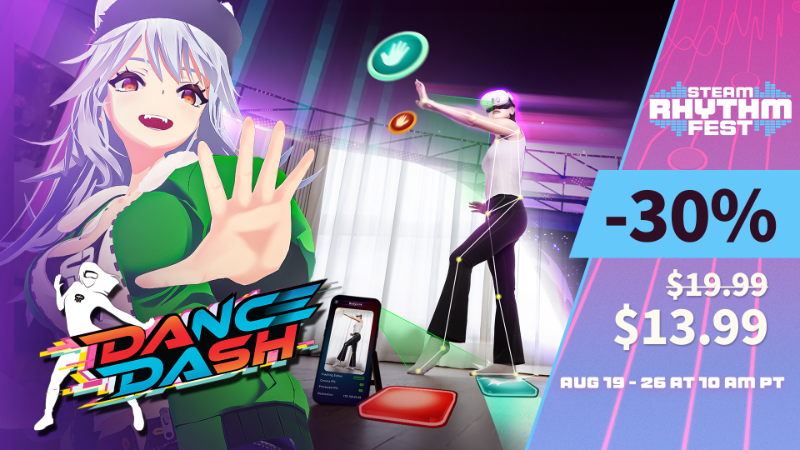 Steam :: Dance Dash :: Dance Dash 30% OFF on Steam Rhythm Fest!