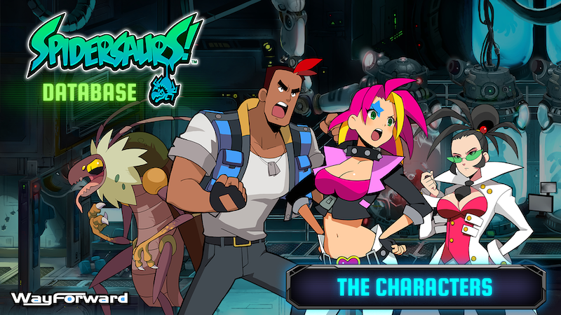 Spidersaurs - Spidersaurs Database: The Characters - Steam News