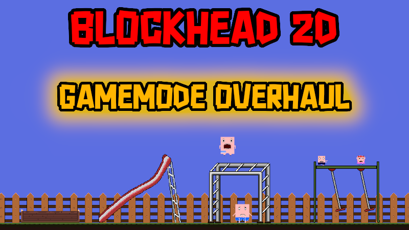 Blockhead 2D - ALL NEW MODES: Co-Op/FFA and Singleplayer Mode Additions ...