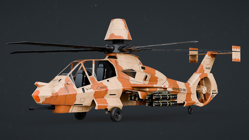 Helicopter Gunship DEX - RAH-66 Comanche Skins Complete! - Steam News