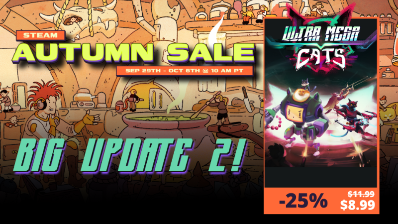 Ultra Mega Cats - The Big Update 2! - Steam News