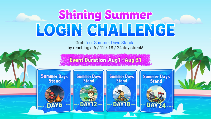 MICROVOLTS: Recharged - Full of sunshine! SHINING SUMMER LOGIN ...