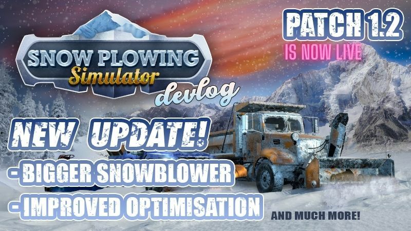 Steam :: Snow Plowing Simulator :: UDPATE 1.2 is now on default branch!