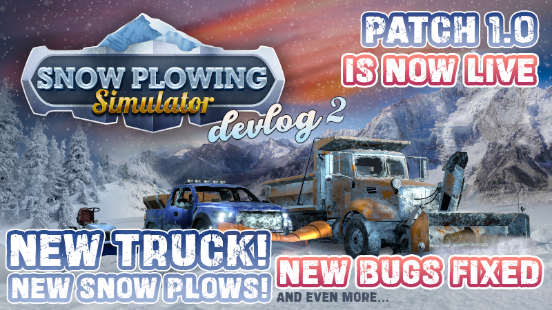 Steam :: Snow Plowing Simulator :: Patch 1.0 is now officially available!