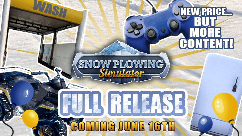Snow Plowing Simulator - ️🏔️ Announcement of the game's release! 🎇🔥😮 ...