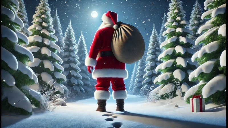 Snow Plowing Simulator - Santa gave out presents🎅 - and caused trouble ...