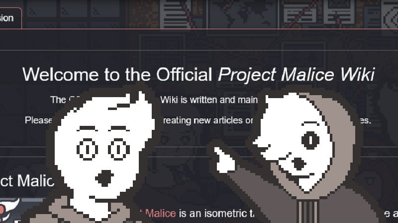 Steam :: Project Malice :: Official Project Malice Wiki is now live!