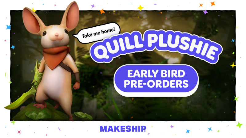 Steam :: Moss: Book II :: Making Our First-Ever Quill Plushie - Pre-Orders Live Now!