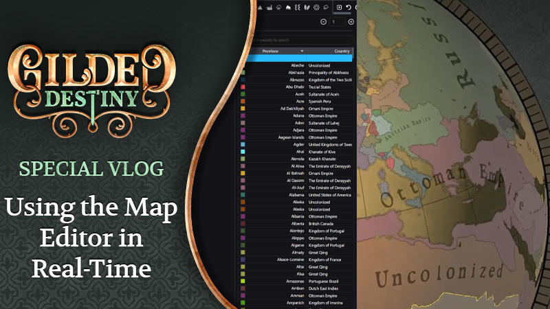 Gilded Destiny - Special Dev Vlog- [VLOG] Using the Map Editor in Real ...