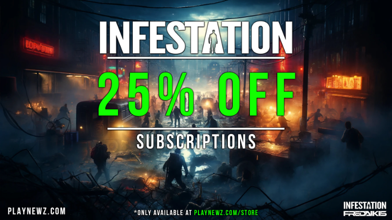 Infestation: The New Beginning - Limited-Time Offer: 25% Off Subscriptions! - Steam News