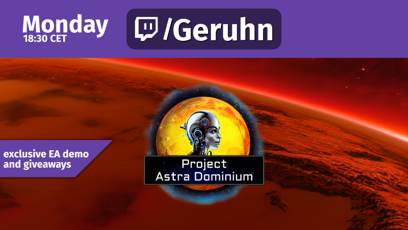 Project Astra Dominium - German Streamer Geruhn will play Project Astra ...