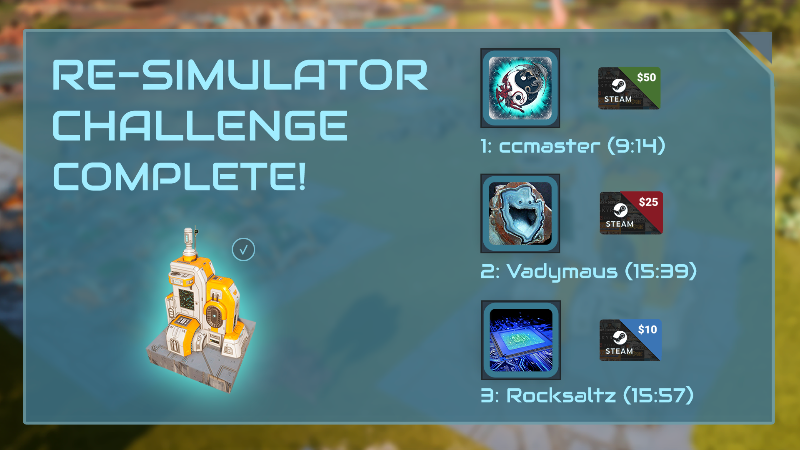 Desynced - Re-Simulator Challenge Complete! - Steam News